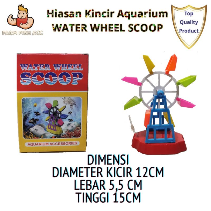 Jual AQUARIUM ACCESSORIES WATER WHEEL SCOOP HIASAN KINCIR AQUARIUM DAN ...