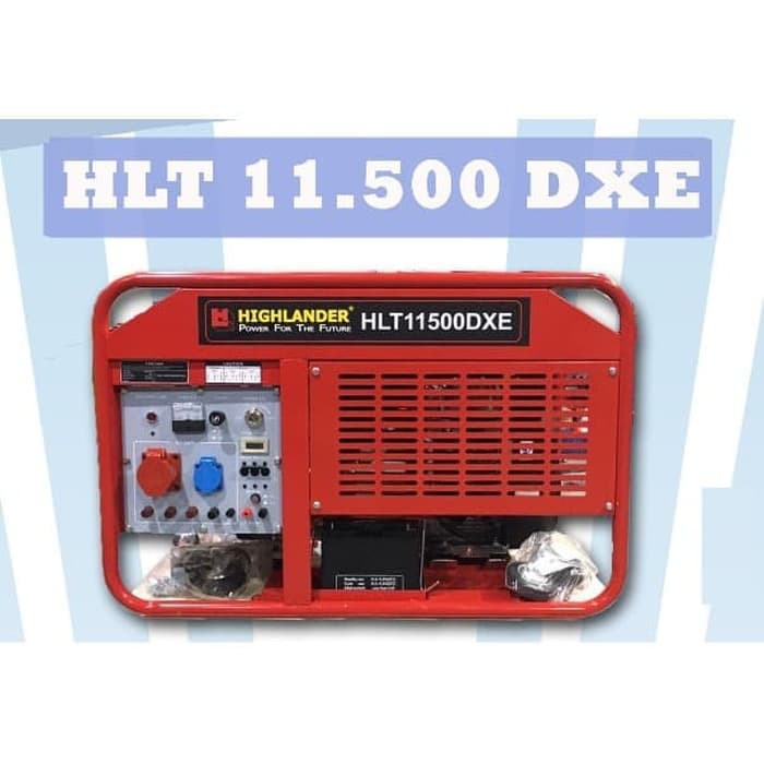 Jual Genset 10.000watt HLT11500DXE Portable Mesin Generator Murah ...