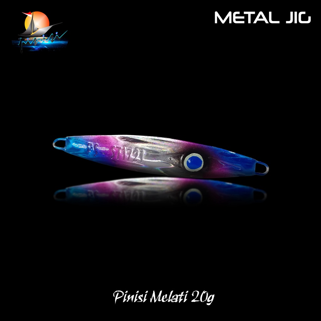 Jual Pinisi Melati 20g Blue Pink Fishing Lure Micro Metal Jig Pancing ...
