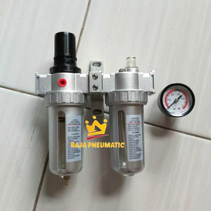 Jual Regul Filter Regulator Lubricator Angin Type Sfc -300 Drat 3/8 ...