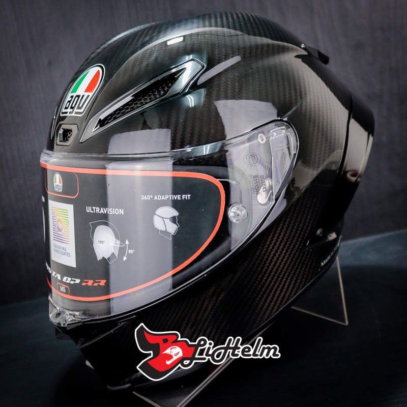 Jual AGV PISTA GPRR MONO | CARBON BLACK GLOSS | AGV PISTA GP RR ...