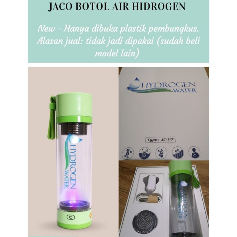 Jual Hydrogen Water Bottle - Botol Pemurni Air Hidrogen by JACO ...