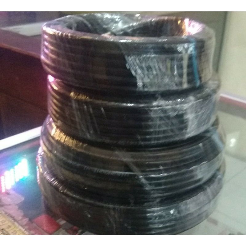 Jual kabel antena tv + jack 7m 10m 15m 20m antenna coaxial cable jek connector konektor | Shopee ...