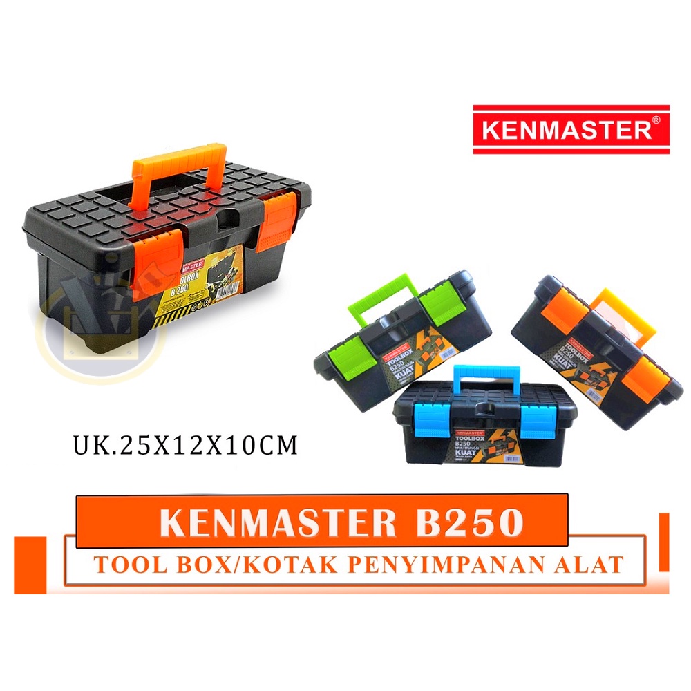 Jual KENMASTER Tool Box Mini b250 / Kenmaster Kotak Perkakas / Tempat ...