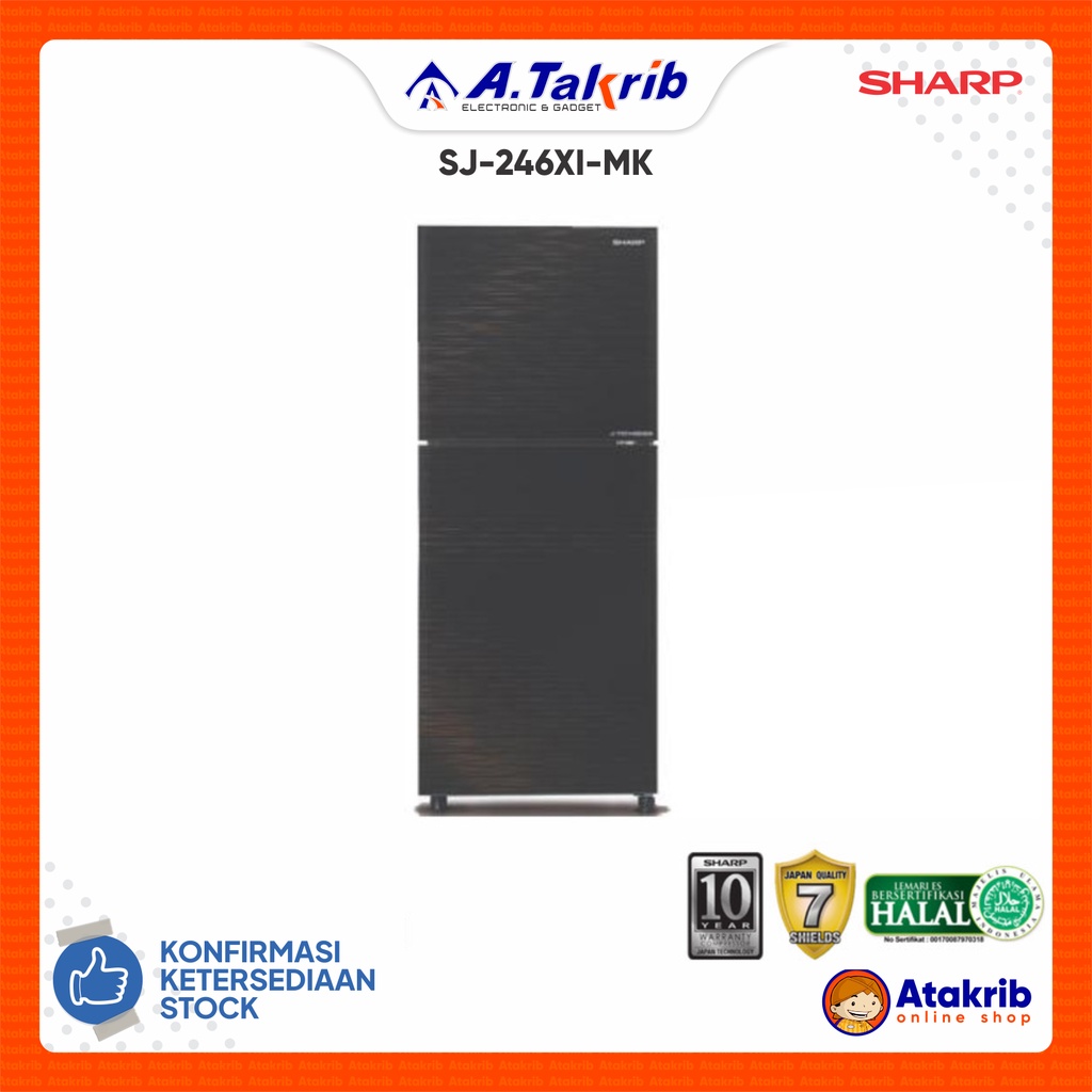 Jual SHARP KULKAS 2 PINTU SJ-246XI-MK 205 L | Shopee Indonesia