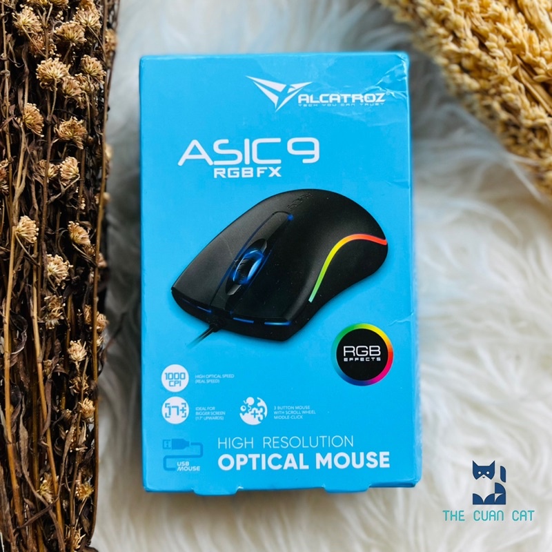 Jual Alcatroz Wired Gaming Mouse Asic 9 RGB FX 1000CPI [2 Tahun Garansi ...