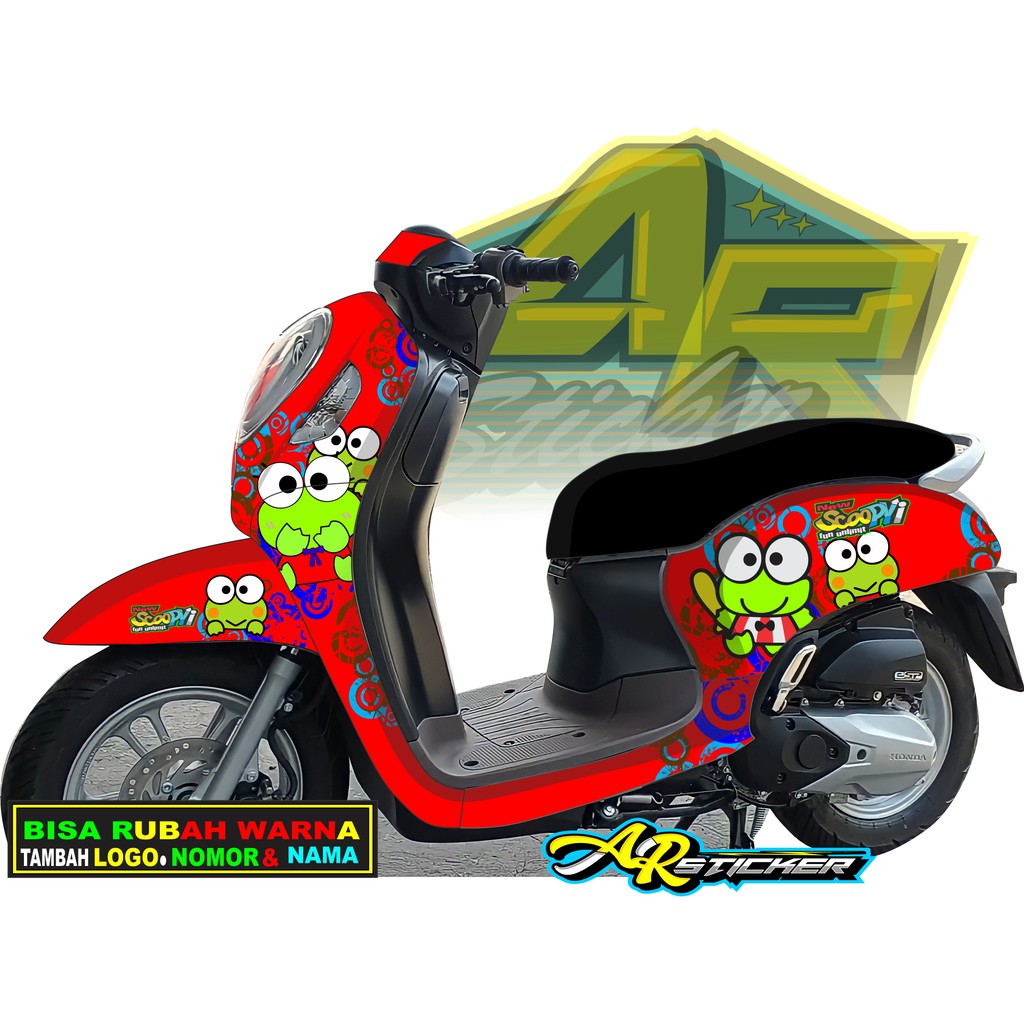 Jual Decal scoopy 2021 / STIKER SCOOPY 2021 / Decal Scoopy full body ...