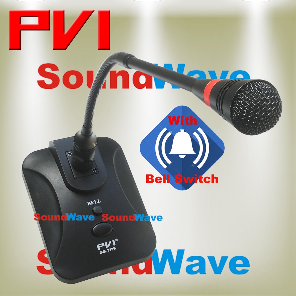 Jual PVI MIC MEETING CONDENSER/MIK RAPAT CONDENSOR/MICROPHONE/MIKROFON KABEL - PODIUM/MIMBAR ...