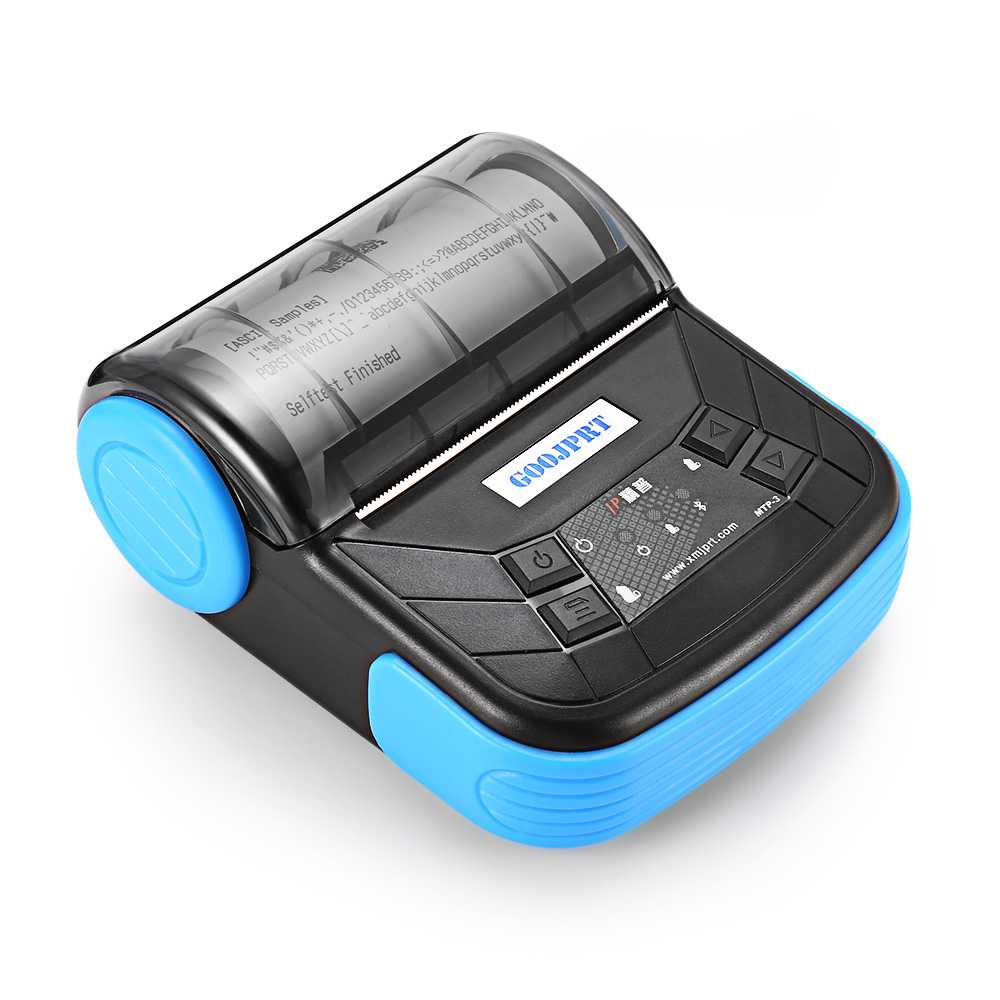 Jual GOOJPRT Mini Portable Bluetooth Thermal Receipt Printer Struk - MTP-3 | Shopee Indonesia