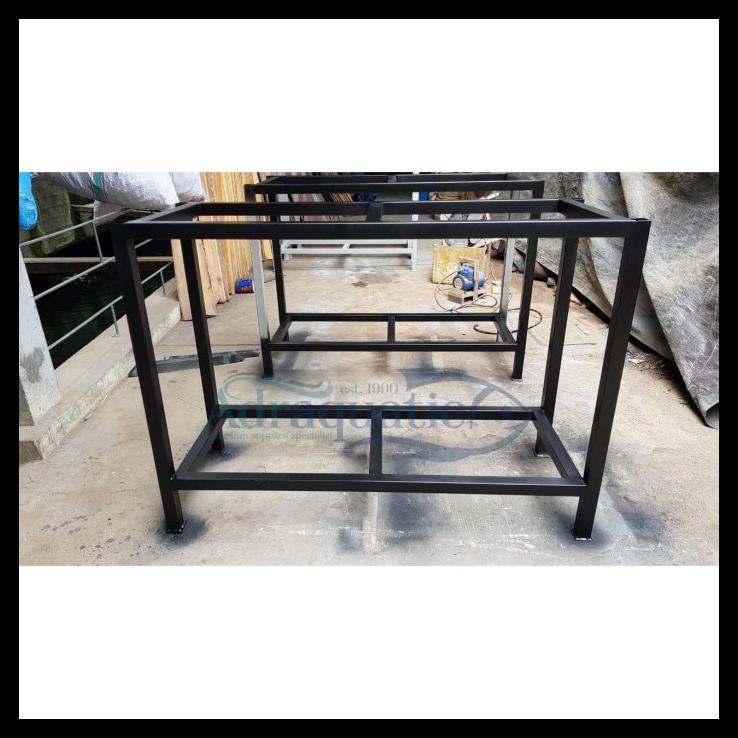 Jual Rak Besi Aquarium 2 Susun Hollow Galvanis 120X50X94 Kaki Dudukan ...