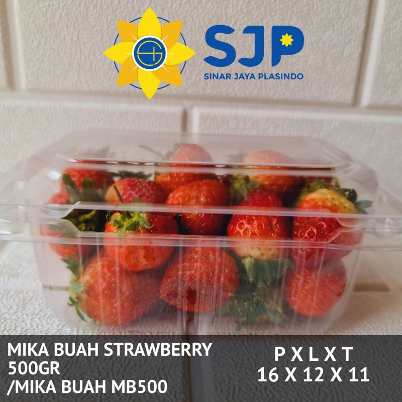Jual MIKA PLASTIK BUAH 500GR / MIKA BUAH 500gr MB500 | Shopee Indonesia