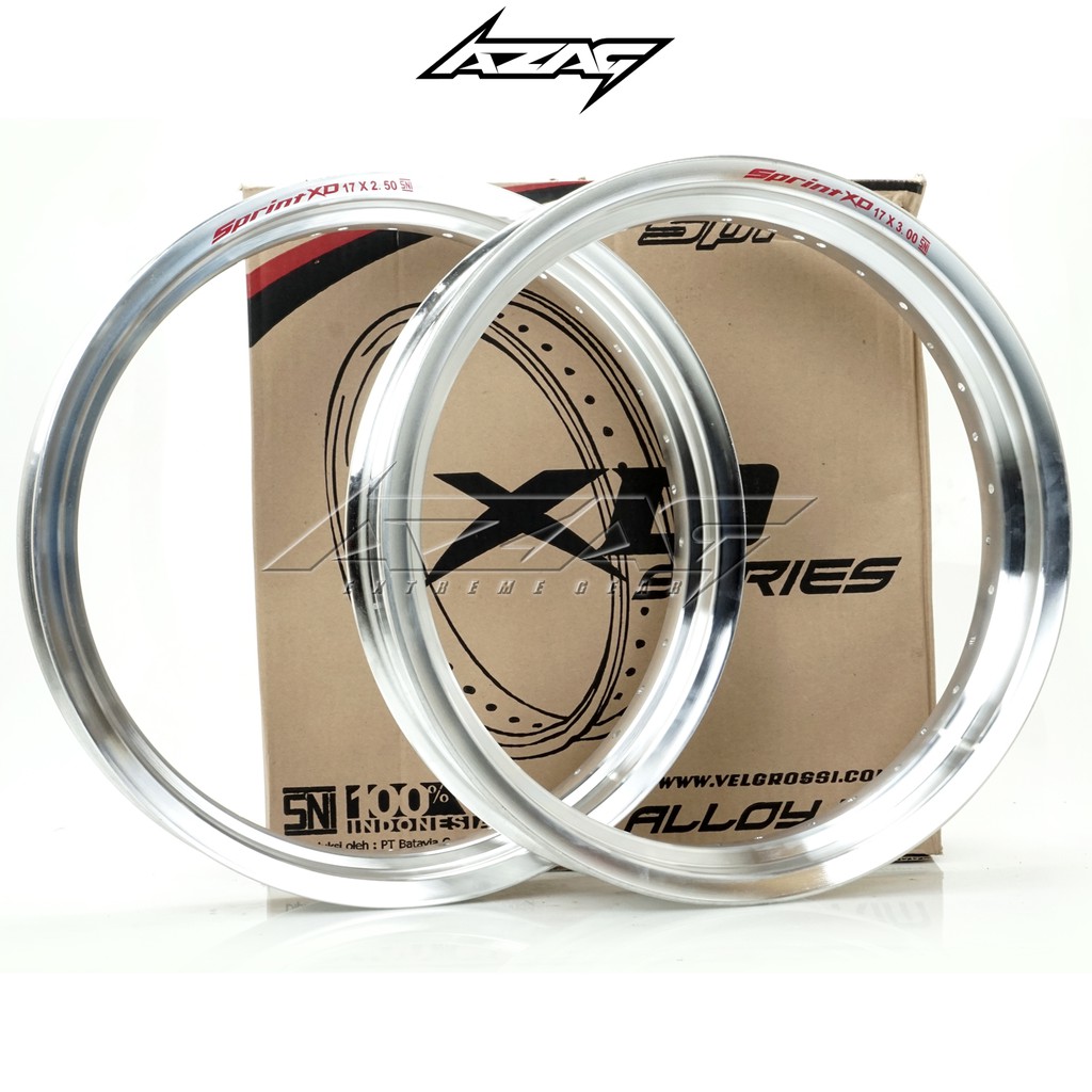 Jual velg v-rossi ring 17 chrome supermoto modifikasi klx dtracker wr ...