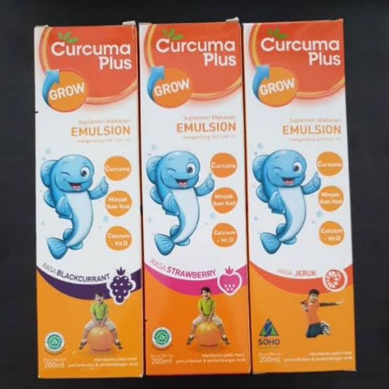 Jual Curcuma Plus Grow Botol 200ml | Shopee Indonesia