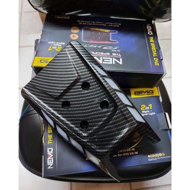 Jual FENDER R15v4,R15M,connected undetrail ABS carbon+sen runing ...