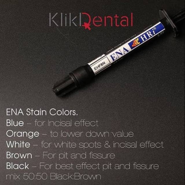 Jual KLIK DENTAL Micerium ENA Stain Flow 2gr | Shopee Indonesia