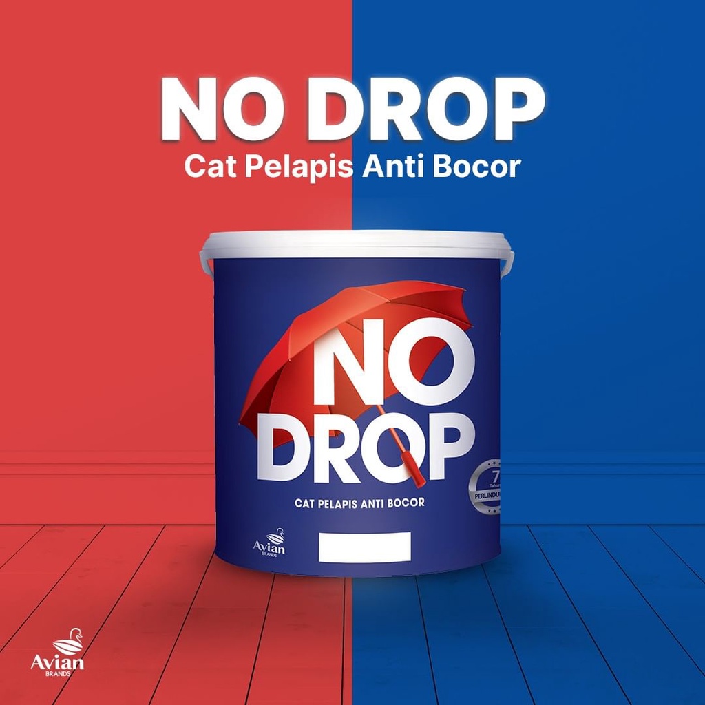 Jual No Drop 1 kg Galon Cat Pelapis anti Bocor No Drop Cat Waterproof | Shopee Indonesia