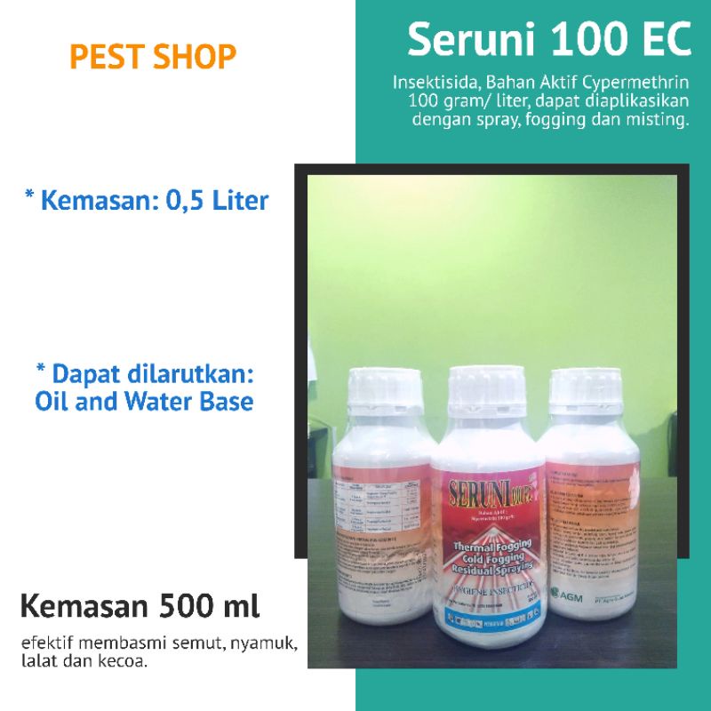 Jual Insektisida Racun Serangga Seruni 100 EC Murah, Ampuh, 1L | Shopee ...