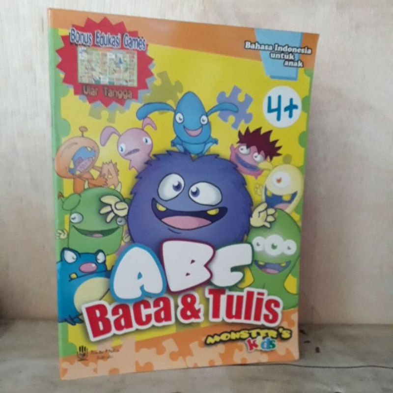 Jual Buku Keterampilan Anak - ABC Baca & Tulis Monster Kids | Shopee ...