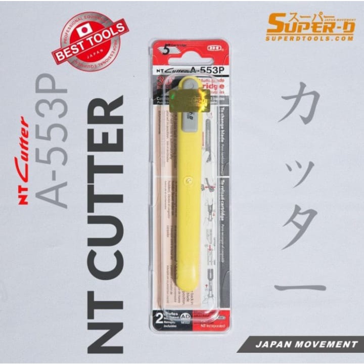 Jual NT Cutter A-553P Mata Kater Tajam Blade 30D Made in Japan Original ...