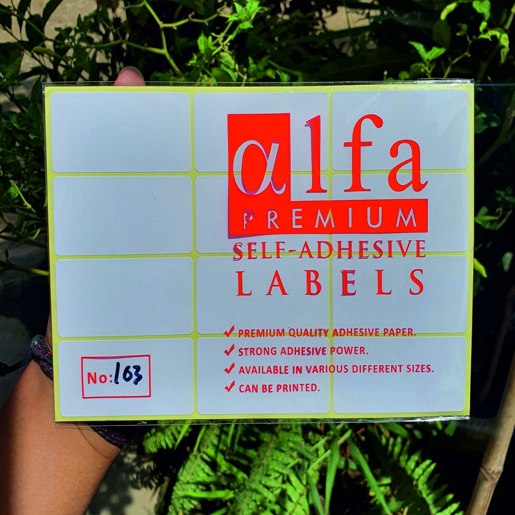 Jual Stiker Label Nama Sticker Undangan N0 103 / 32mm x 64mm | Shopee ...