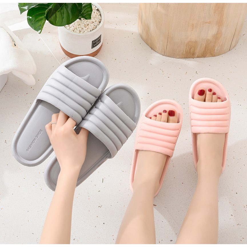 Jual Sandal Rumah Pria Wanita Ringan Empuk Anti Slip Slipper EVA Soft ...