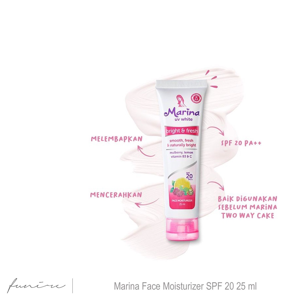 Jual Marina Face Moisturizer SPF 20 25 ml | Shopee Indonesia