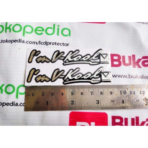 Jual emblem logo lambang kaca film im vkool imV-kool v-kool | Shopee ...
