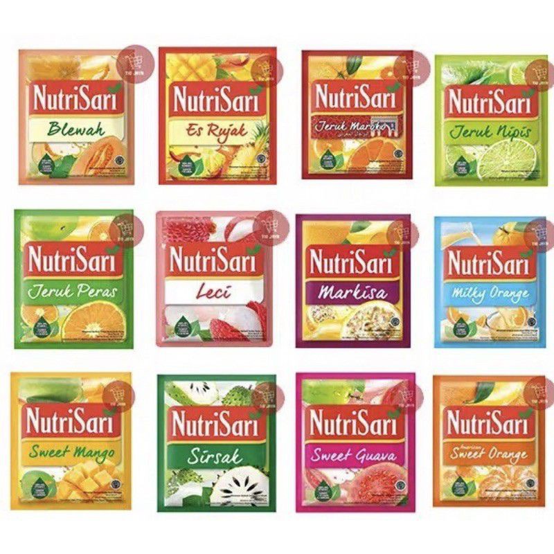 Jual NutriSari All Variant 1 Renceng (10 Sachet) | Shopee Indonesia