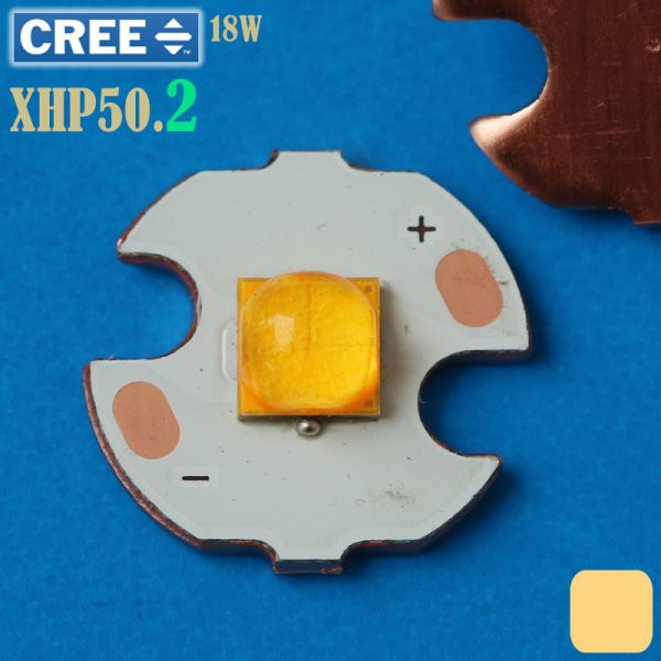 Jual CREE 18W XHP50.2 WARM EMITTER USA 6.VOLT 16MM COPPER PCB 3.0A ...