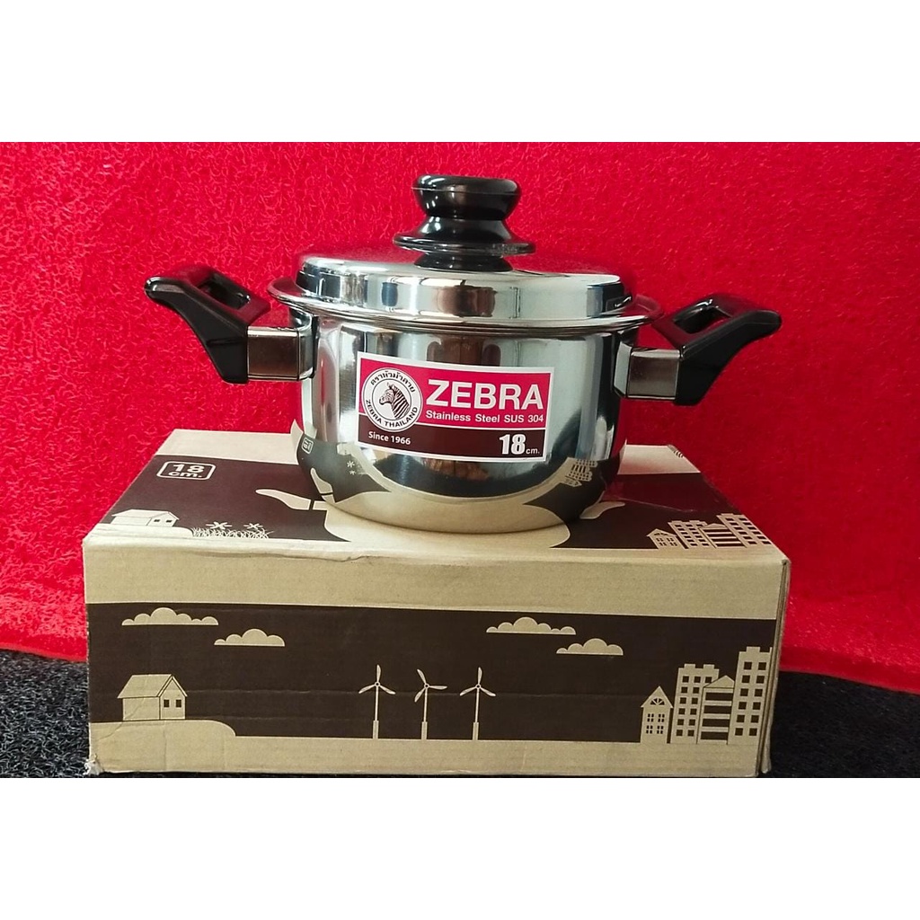 Jual SAUCEPOT 18cm 160518 MASTER ZEBRA / PANCI STAINLES ZEBRA | Shopee ...