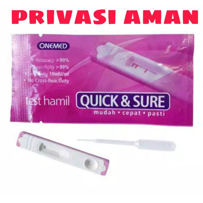 Jual Testpack Quick & Sure onemed -Tes Hamil Quick & Sure onemed - tes ...