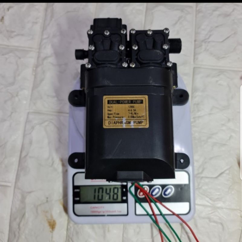 Jual pompa air sprayer Dual pump DC 12V | Shopee Indonesia