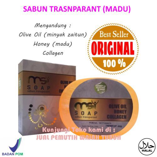 Jual MSI Biosoap Sabun Madu Transparan Zaitun | Shopee Indonesia