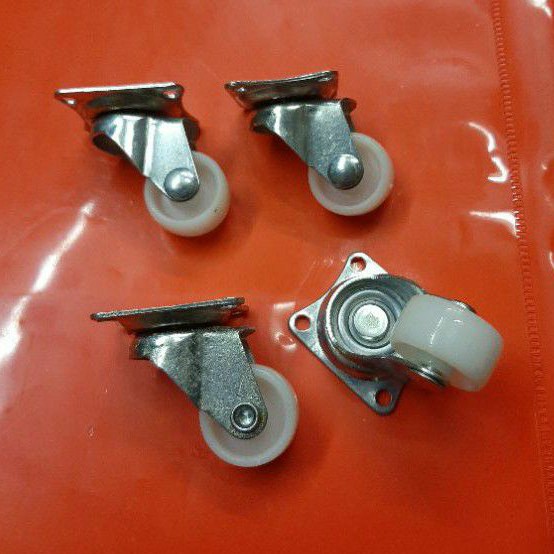 Jual Roda kecil roda nilon 1 inch (4pcs) | Shopee Indonesia