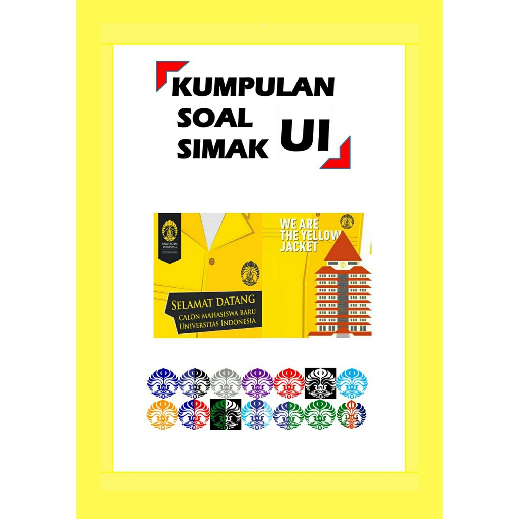 Jual KUMPULAN SOAL ASLI SIMAK UI 2009-2019 Cuwprint | Shopee Indonesia