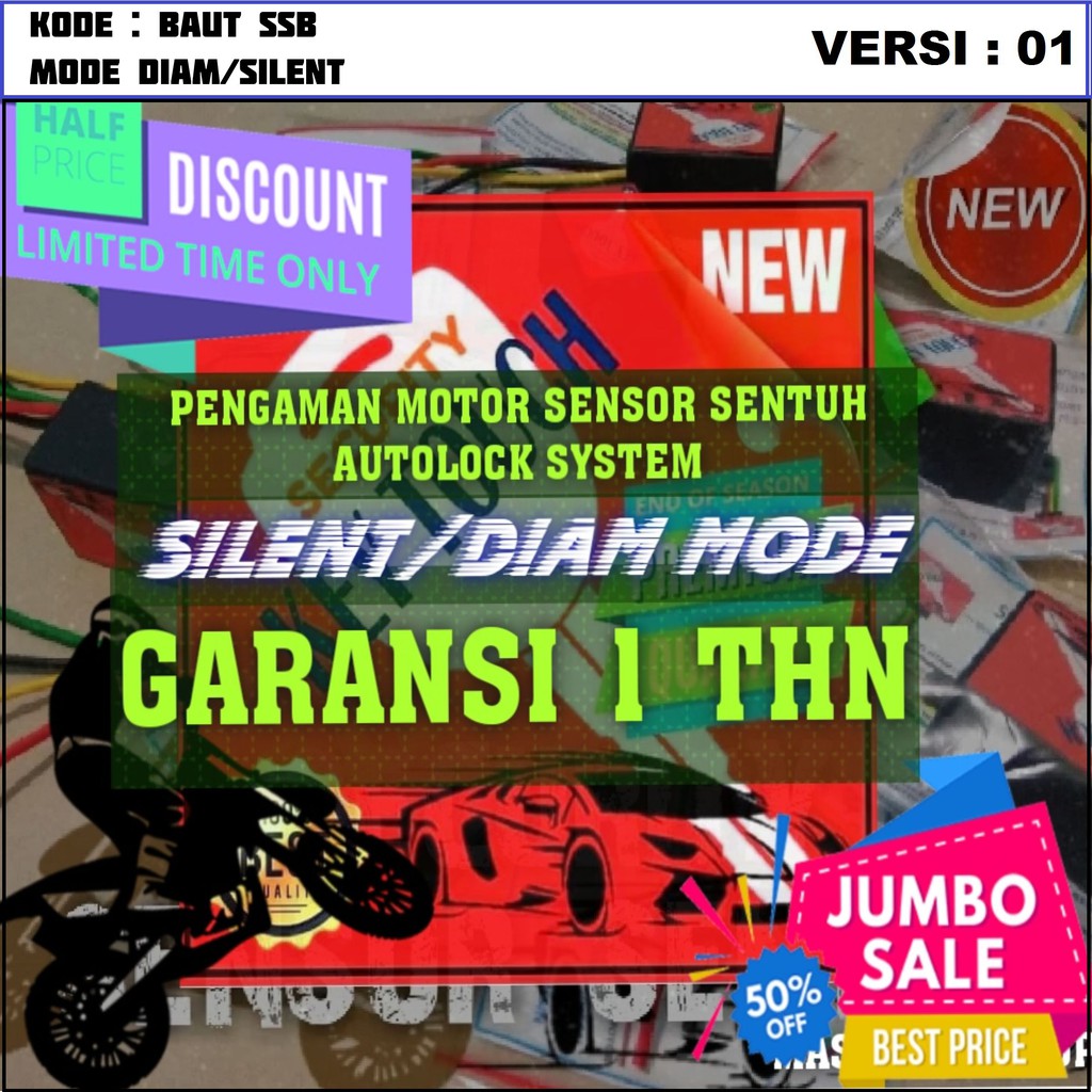 Jual Pengaman Motor Sensor Sentuh Autolock System | Shopee Indonesia