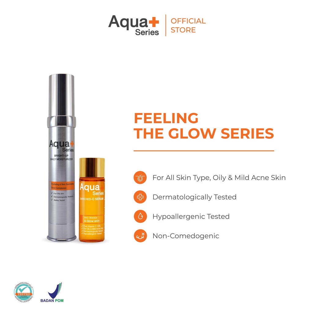 Jual Feeling The Glow Series | Bright-Up Daily Moisturizer + Enriched C ...