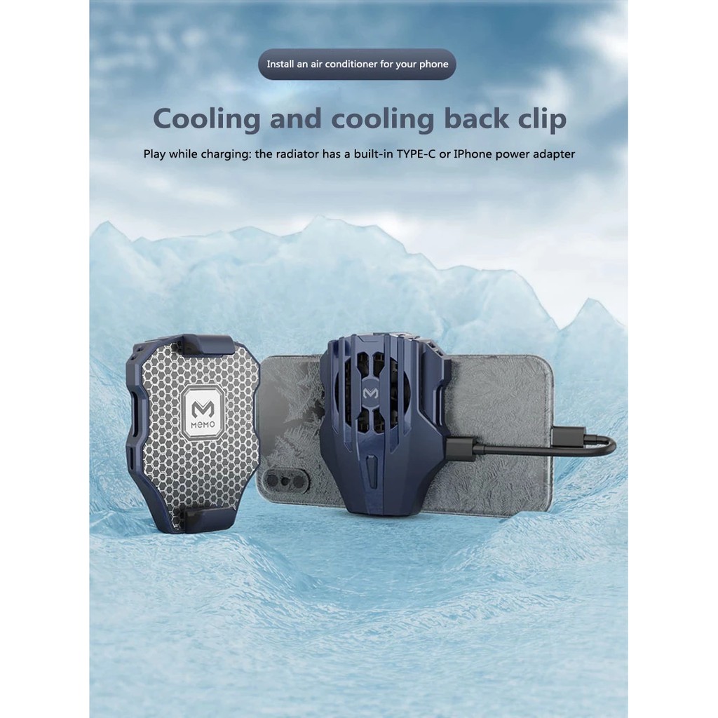 Jual Memo DL02 Cooler HP Gaming Fan Kipas Pendingin HP Cooling DL-02 DL ...