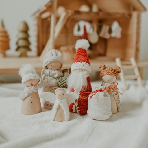 Jual Twinkle Noel Folks - Peg Dolls Edukasi - Wooden Montessori Toy ...