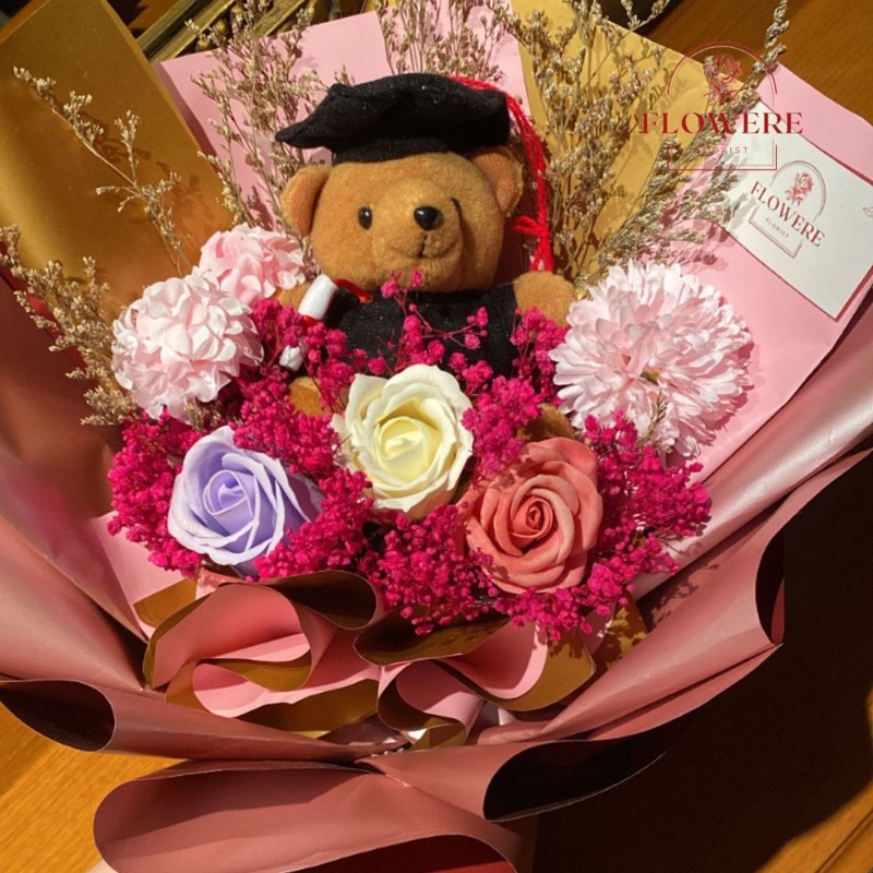 Jual BUKET BUNGA SABUN SPESIAL WISUDA UKURAN (S) | SPECIAL SOAP FLOWER ...