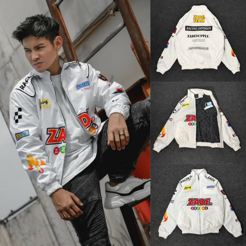 Jual NASCAR JACKET RACING HITAM PUTIH - JACKET TURING -JACKET MOTOR ...