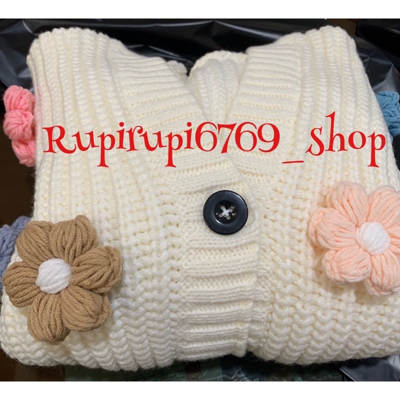 Jual Bunga rajut ukuran 7cm, dengan 6 kelopak , benang cotton | Shopee ...