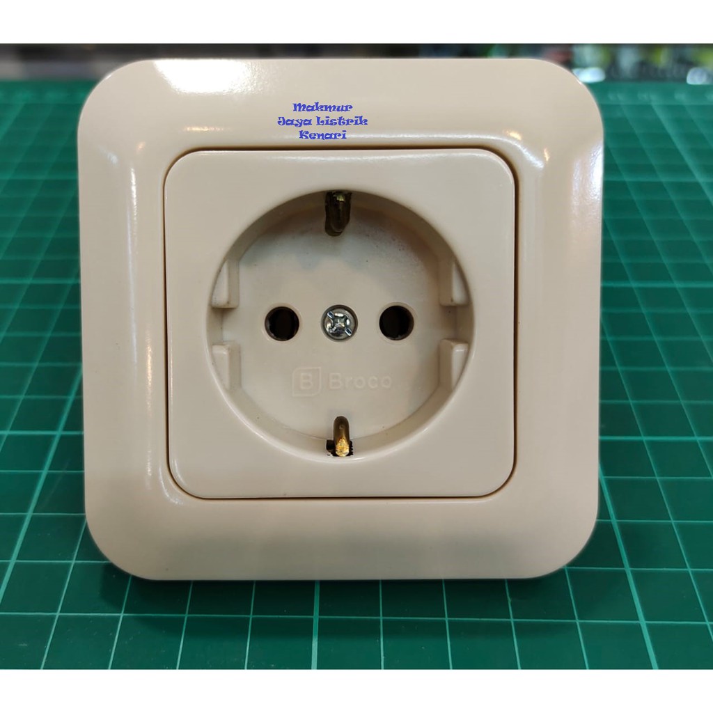 Jual Broco GRACIO STOP KONTAK 4151 CREAM - Cream | Shopee Indonesia