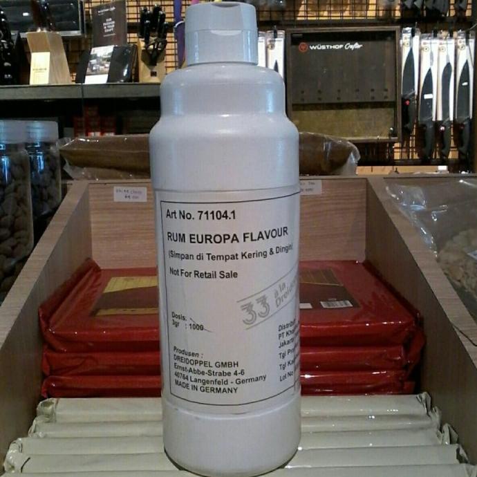Jual Dreidoppel Rum Europa Flavour Perisa Kue Kemasan 1Lt 1000 Liter ...