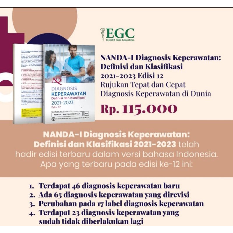 Jual Nanda-I Diagnosis Keperawatan: Definisi dan Klasifikasi 2021 - 2023 Edisi 12 | Shopee Indonesia
