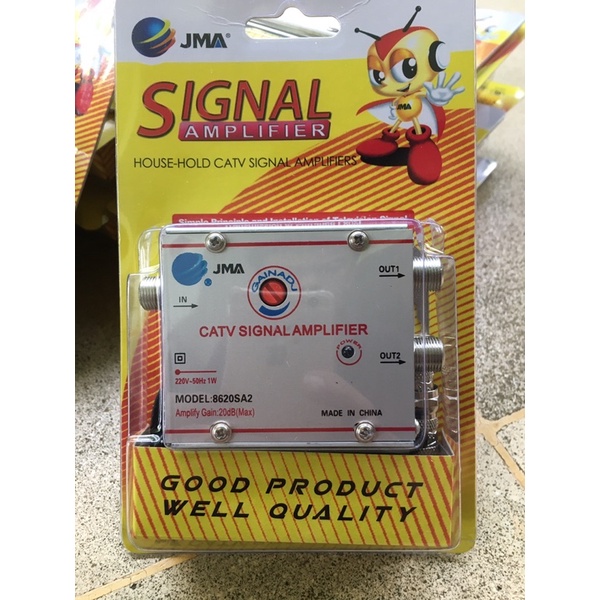 Jual CATV BOOSTER BOSTER ANTENA TV TELEVISI PEMBAGI SPLITTER SPLITER PENGUAT SIGNAL AMPLIFIER 2W ...