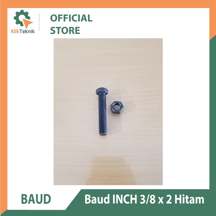 Jual Baud INCH 3/8 x 2 Hitam | Shopee Indonesia