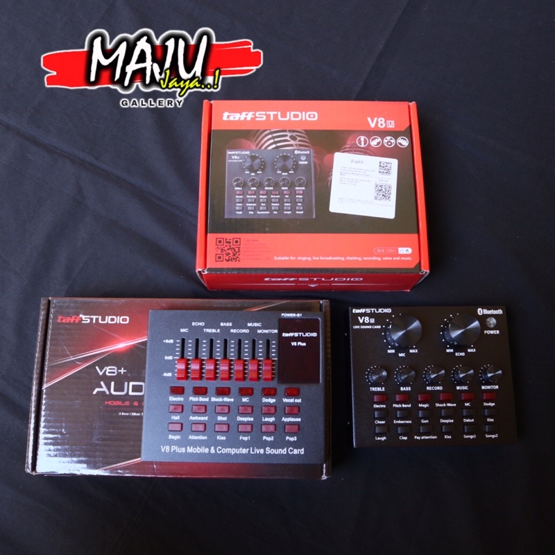 Jual Soundcard audio interface v8s v8u v8 plus live recording taffware ...