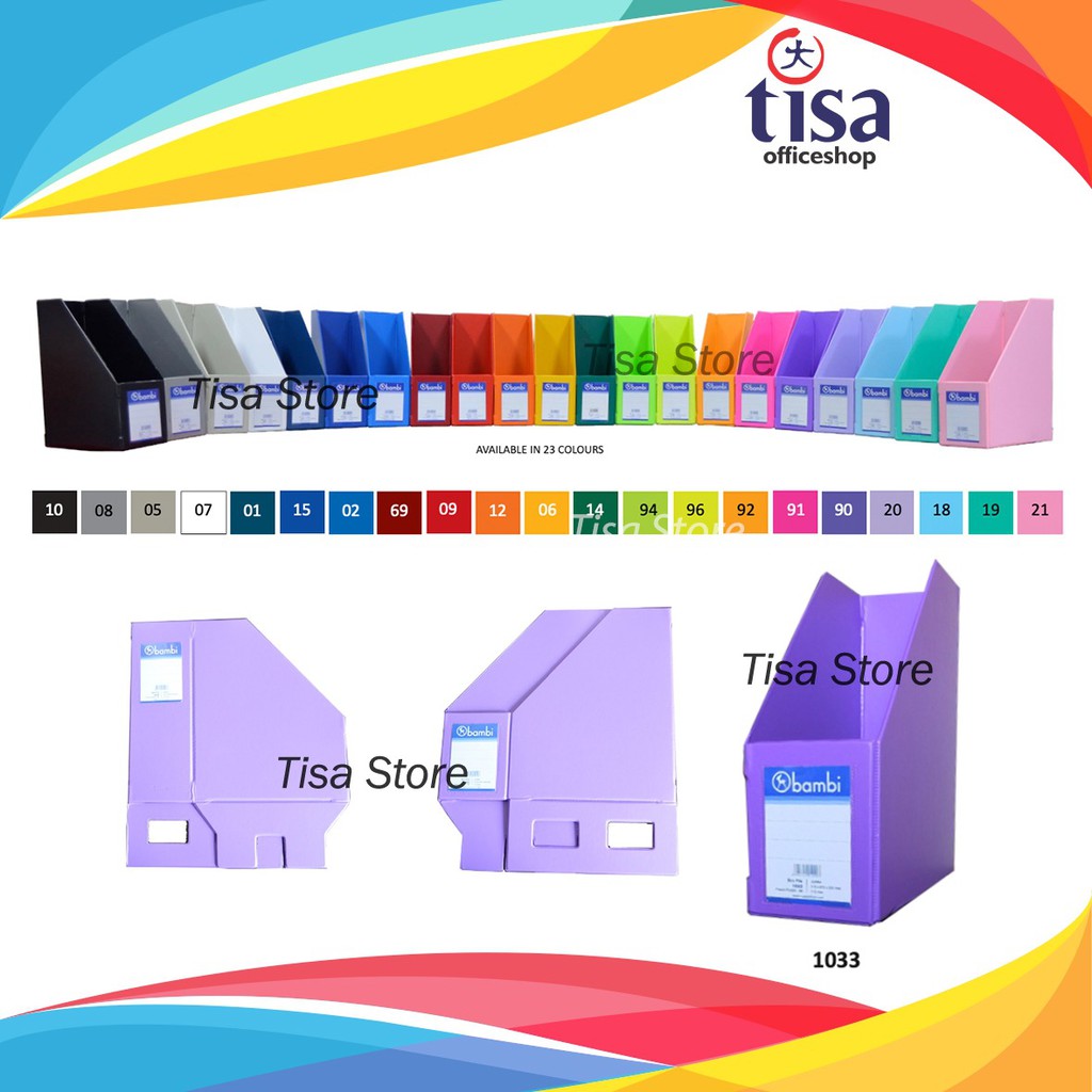 Jual Box File Bambi 1033 Laminated PVC Magazine Files 115mm | Shopee ...