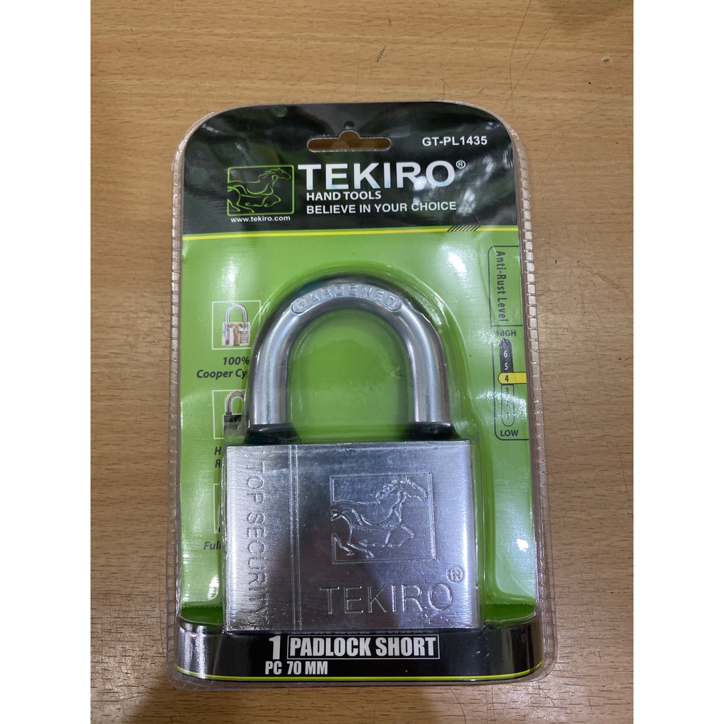 Jual GEMBOK LEHER PENDEK 70MM TEKIRO | Shopee Indonesia